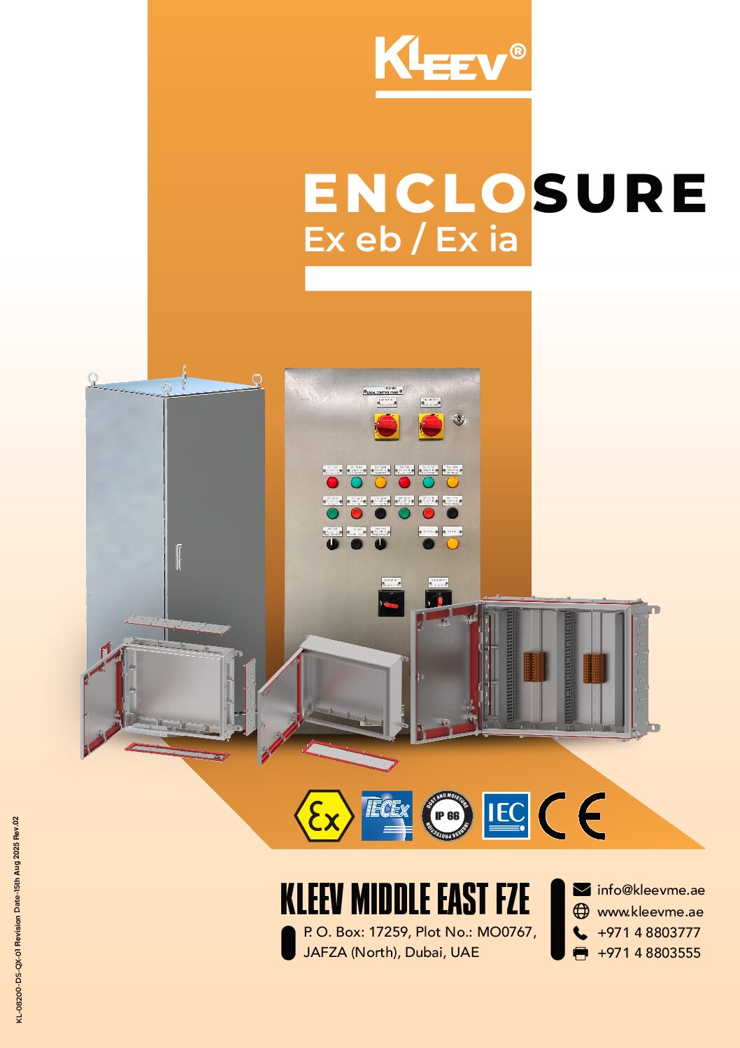 Kleev Enclosure – IECEx & ATEX Catalogue & Datasheet | KLEEVME